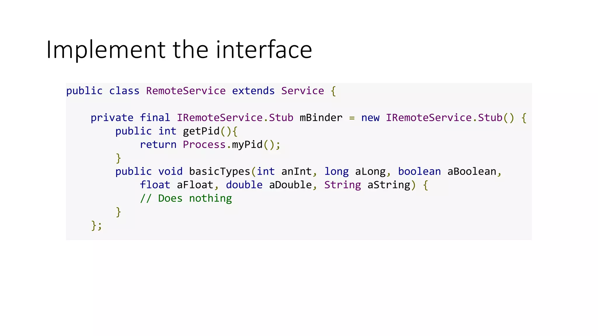 Inter Process Communication (IPC) in Android | PPT