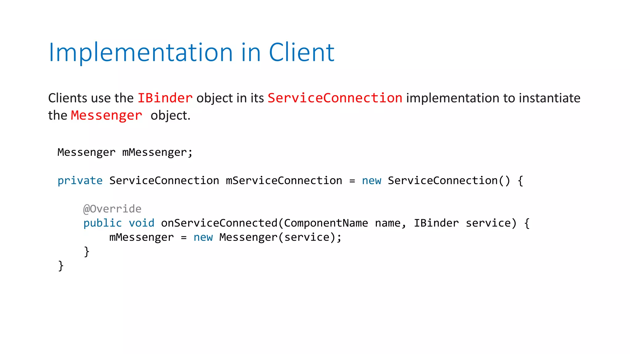 Inter Process Communication (IPC) in Android | PPT