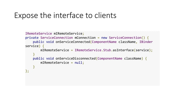 Inter Process Communication (IPC) in Android | PPT