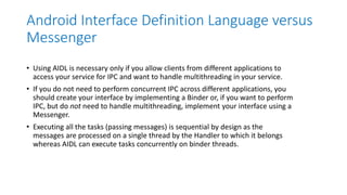 Inter Process Communication (IPC) in Android | PPT
