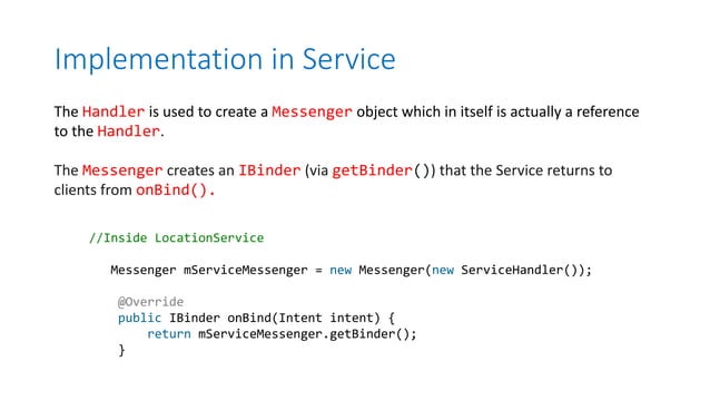 Inter Process Communication (IPC) in Android | PPT