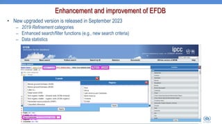 IPCC Emission Factor Database (EFDB) | PPTX
