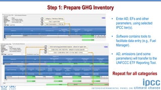 Overview of the IPCC Inventory Software for National Greenhouse Gas ...