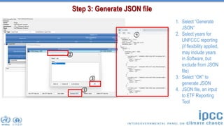 Overview of the IPCC Inventory Software for National Greenhouse Gas ...