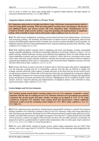 IPCC AR6 Synthesis Report: Summary for Policy Makers | PDF