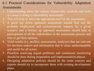 Methodological Framework for Assessing Vulnerability to Climate Change ...
