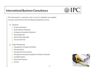 IPC Company profile | PDF | Real Estate Industry | Industries