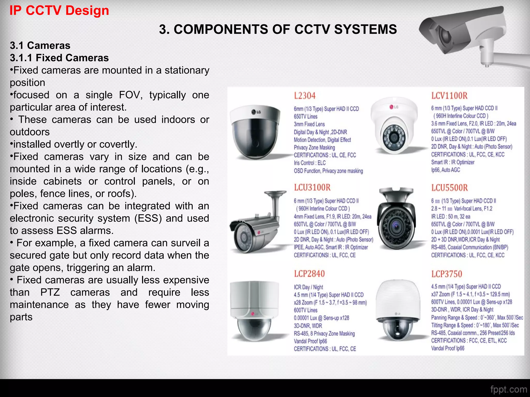 Ip cctv design full course by eng nader elmansi | PPT