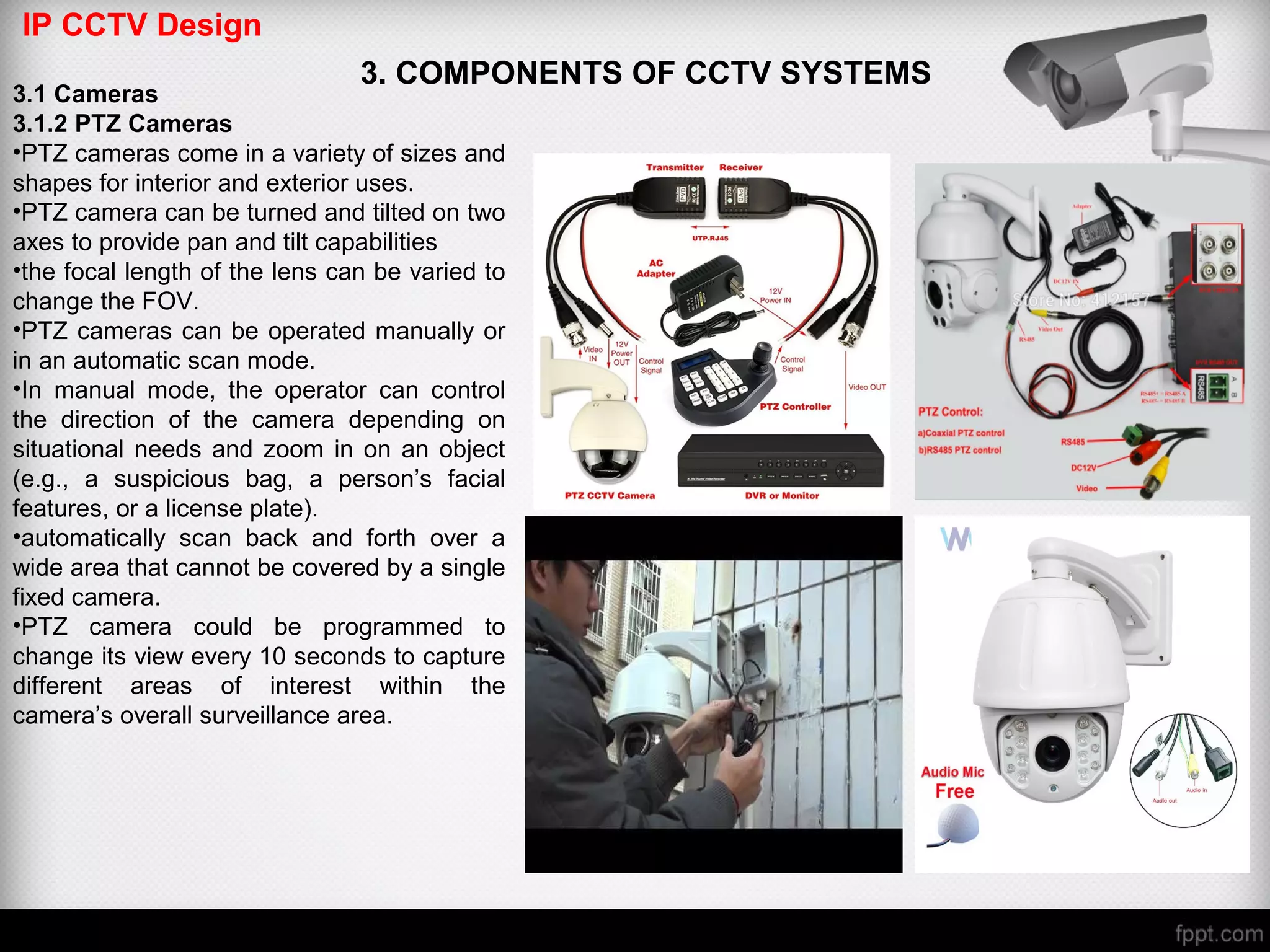 Ip cctv design full course by eng nader elmansi | PPT