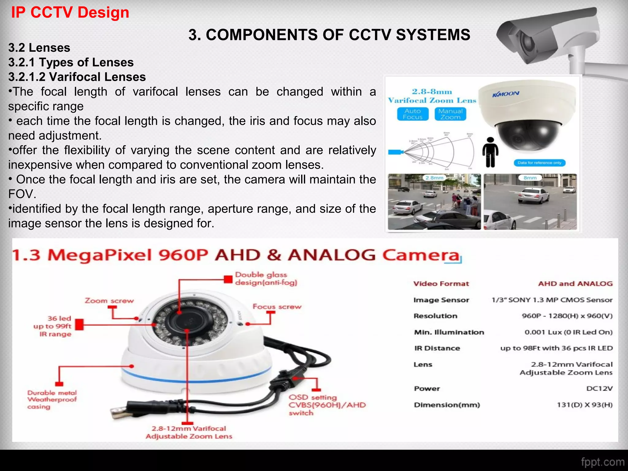 Ip cctv design full course by eng nader elmansi | PPT