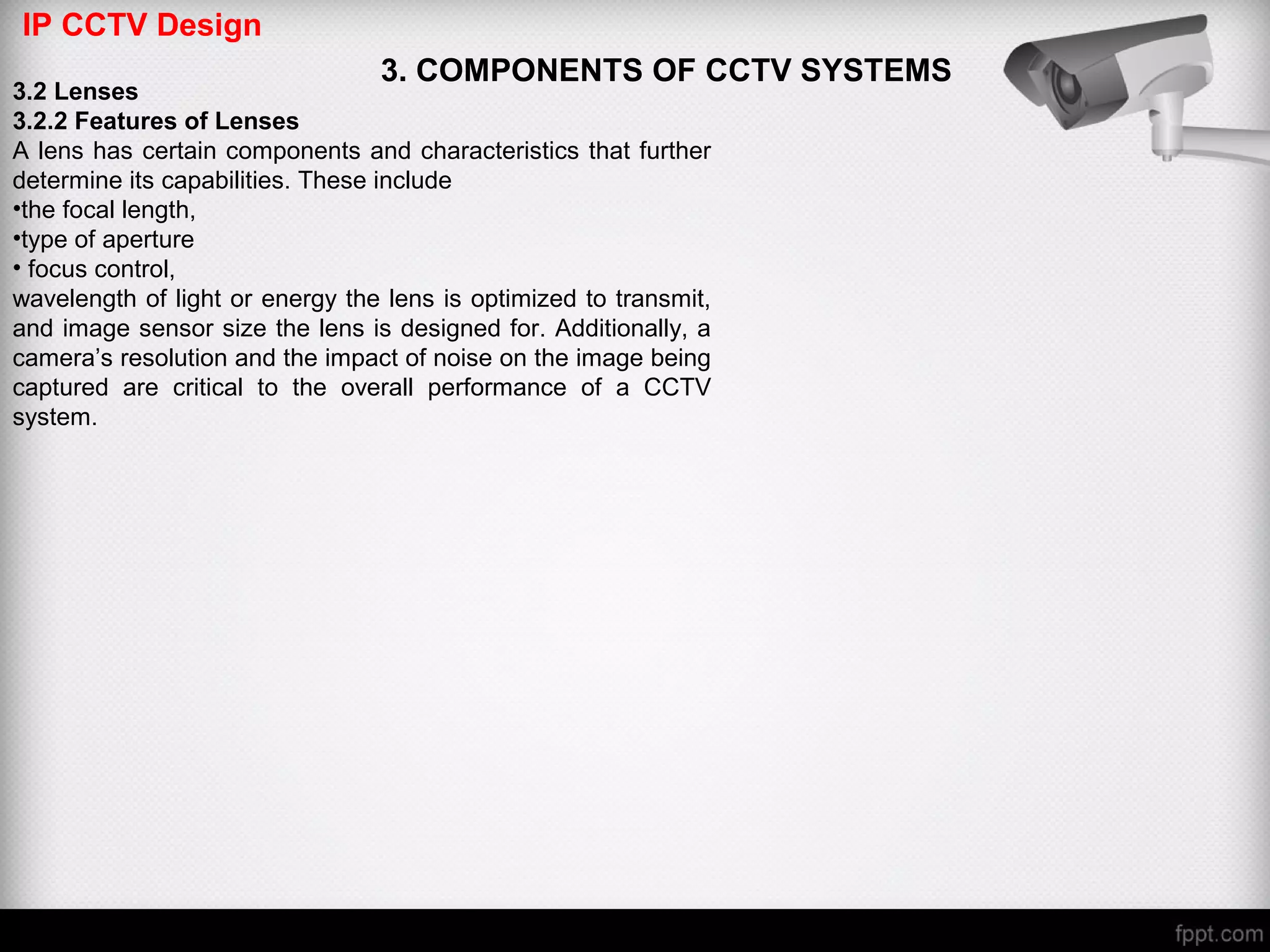 Ip cctv design full course by eng nader elmansi | PPT
