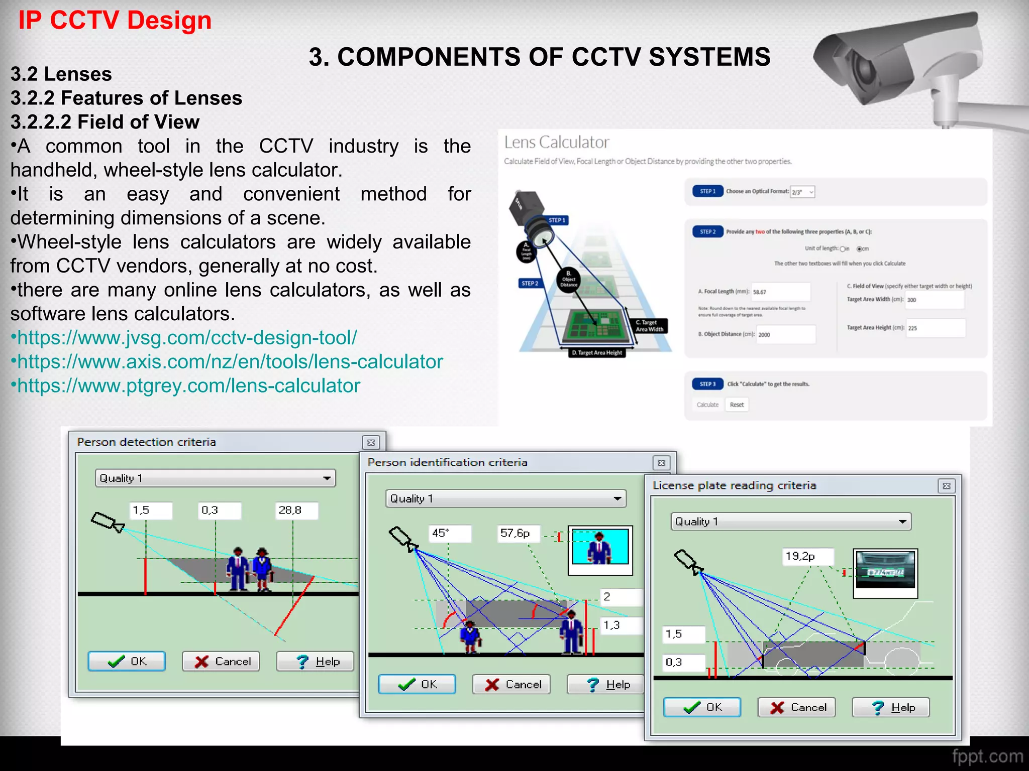 Ip cctv design full course by eng nader elmansi | PPT