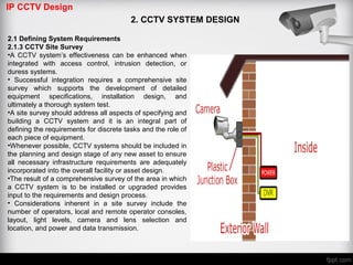 Ip cctv design full course by eng nader elmansi | PPT
