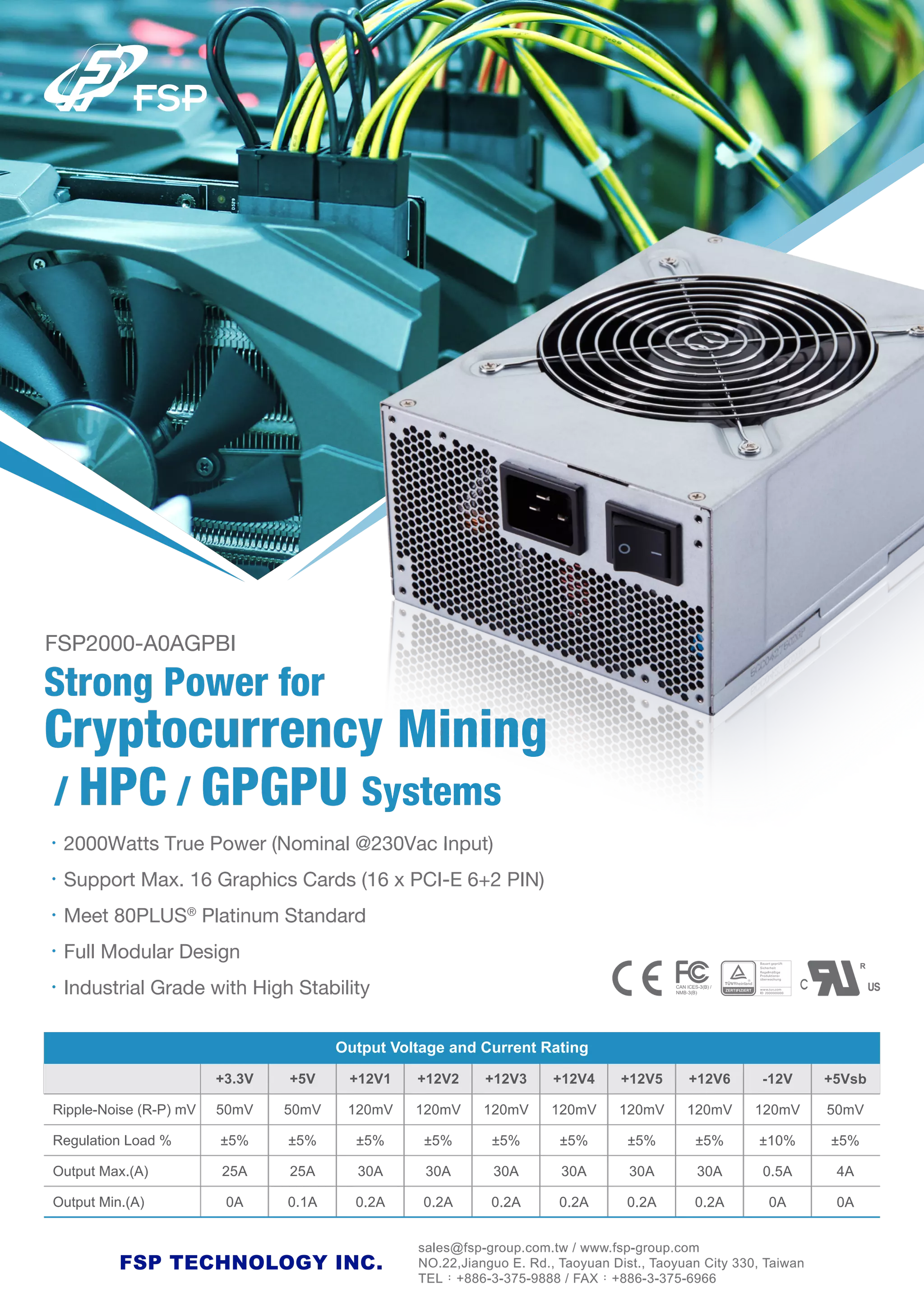 Strong Power for Cryptocurrency Mining/HPC/GPGPU Systems | PDF