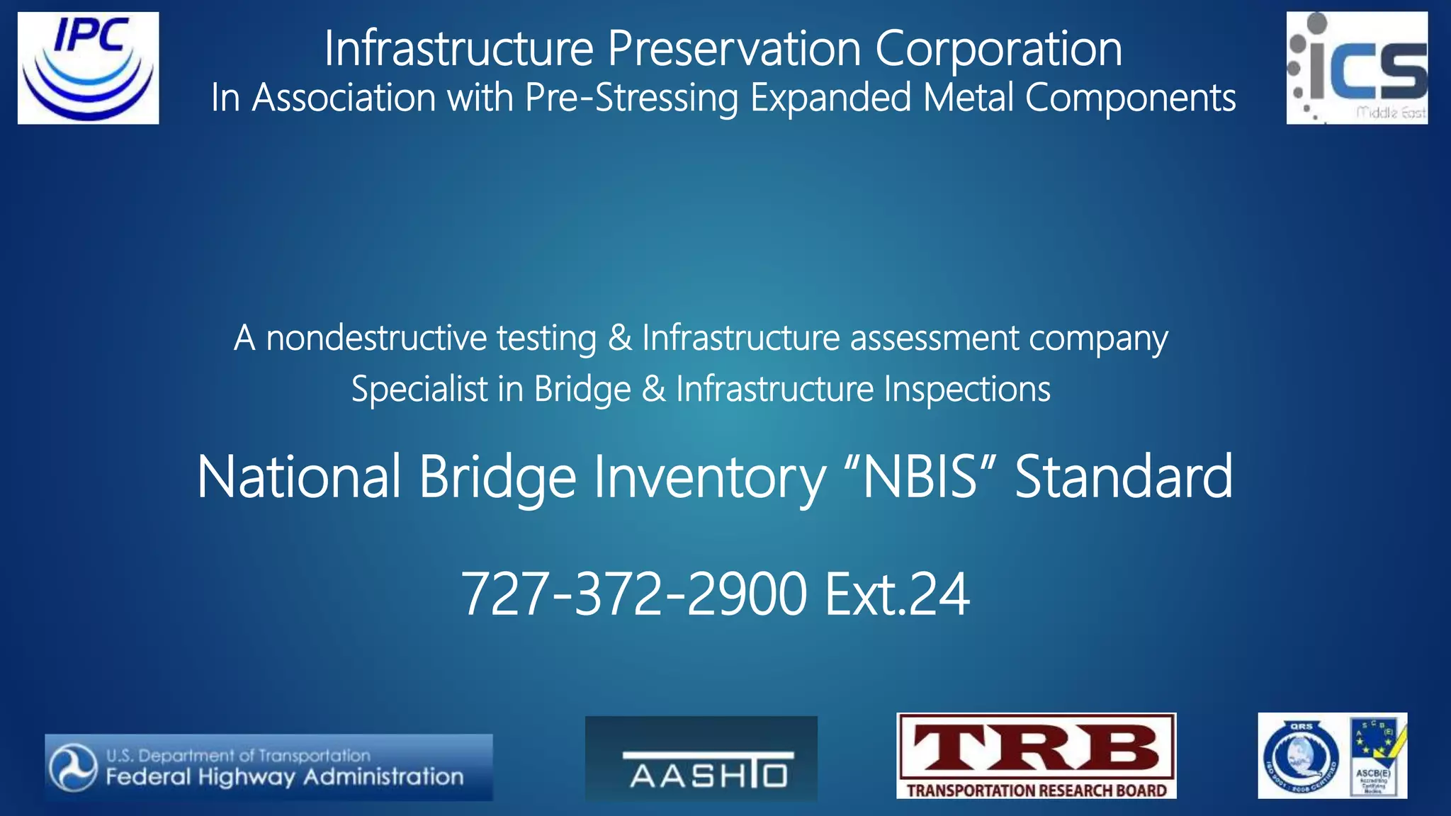 Bridge Inspection Presentation Dubai RTA | PPTX