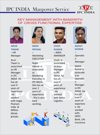 Ipc india corporate presentation | PDF | Business | Business and Finance