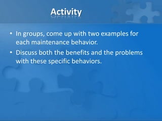 relational maintenance | PPTX