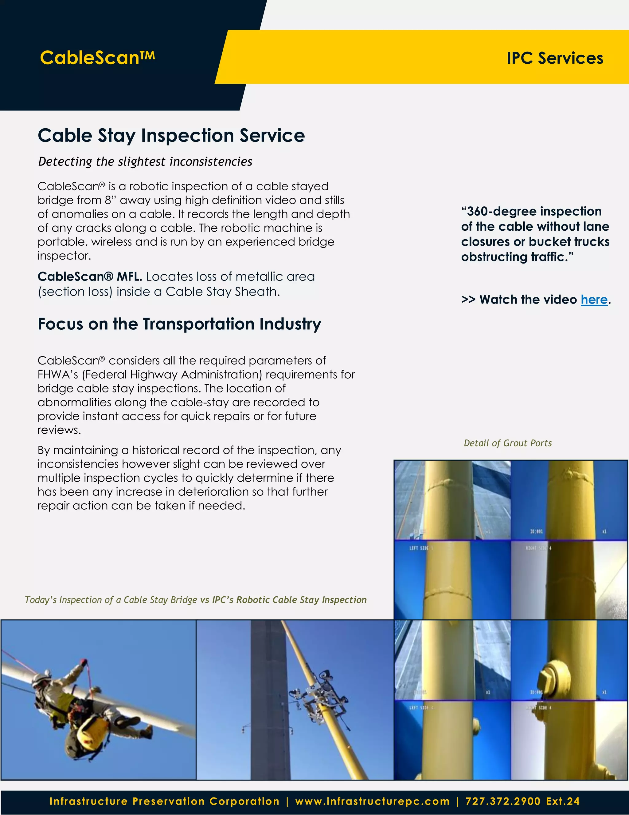 IPC Bridge Inspection and Infrastructure Inspection Services | PDF