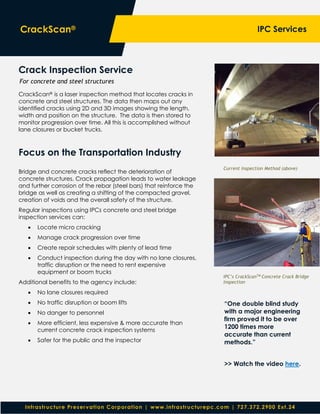 IPC Bridge Inspection and Infrastructure Inspection Services | PDF