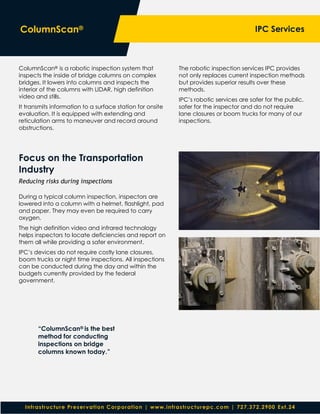 IPC Bridge Inspection and Infrastructure Inspection Services | PDF