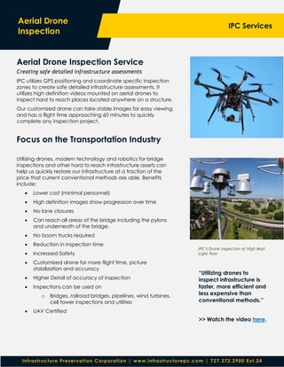 IPC Bridge Inspection and Infrastructure Inspection Services | PDF