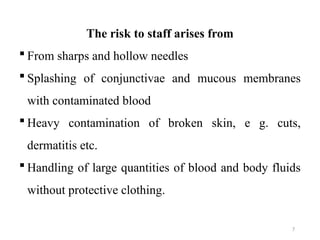 Infection prevention control,and workplace occupational safety | PPTX