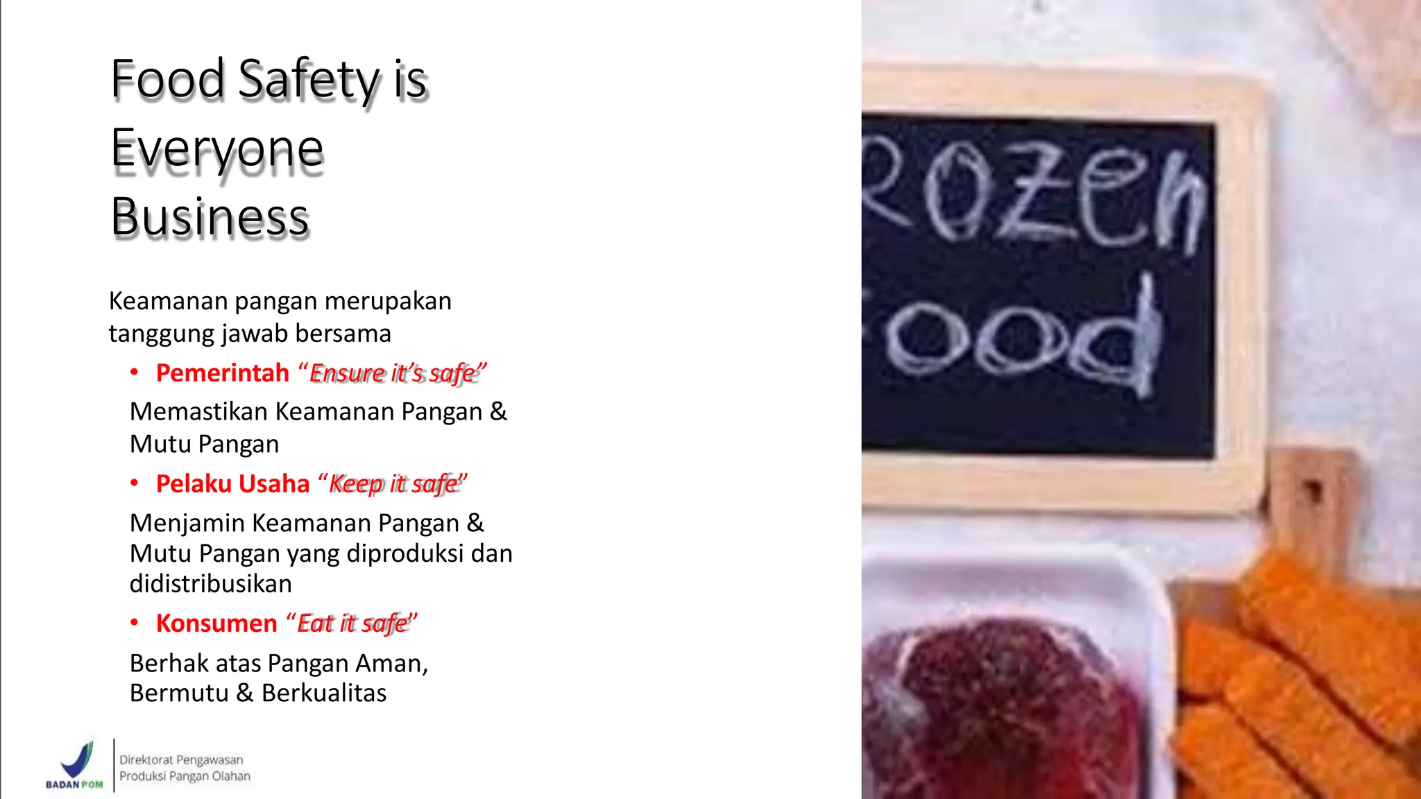 Cara Pengolahan Pangan Olahan yang Baik BPPOM | PPTX