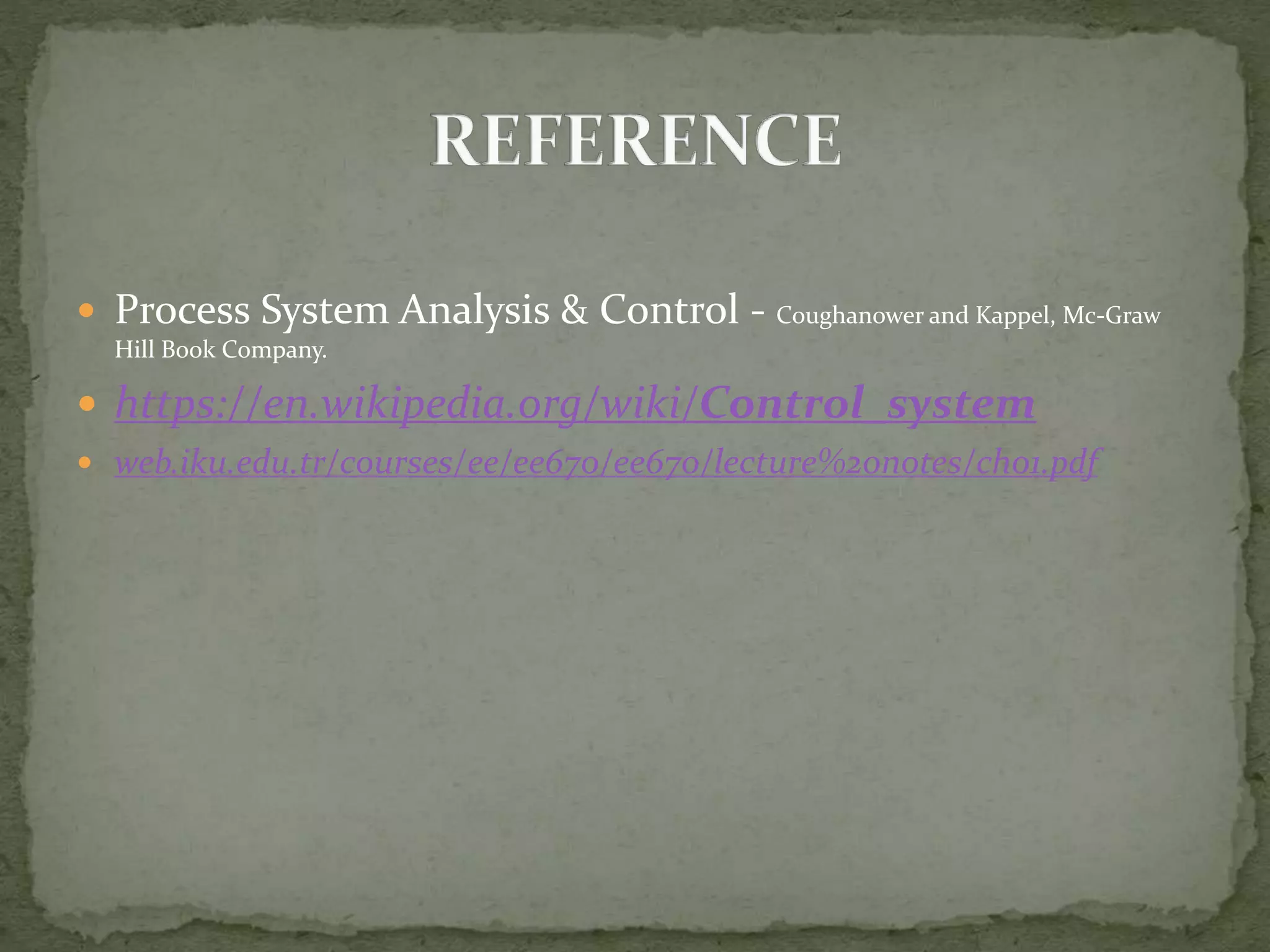 THE CONTROL SYSTEM | PPTX