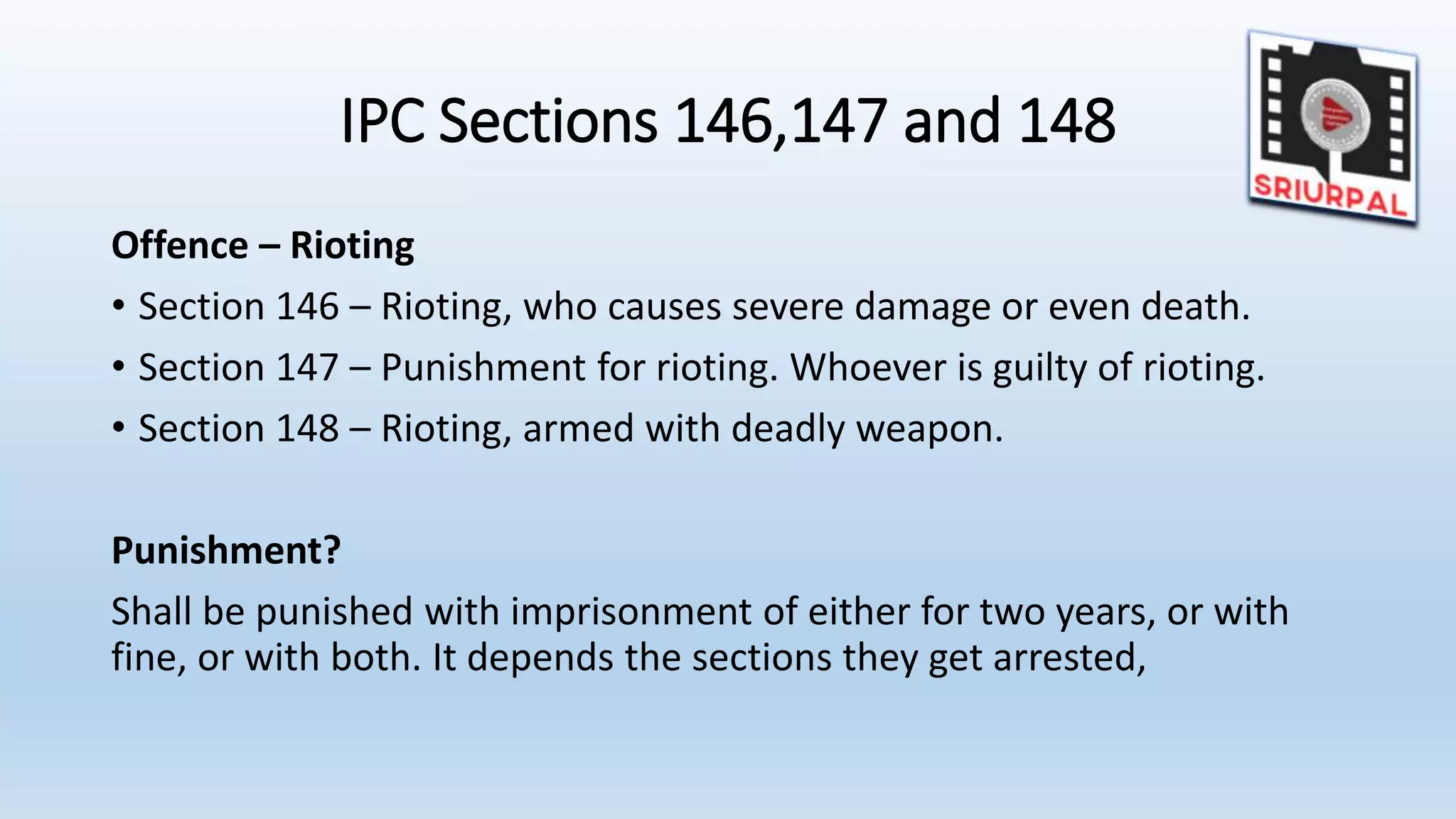 IPC Section Part - 2 | Import Insurance to know | Offence and ...