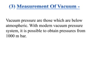 Methods Of Pressure Measurment In IPC | PPTX