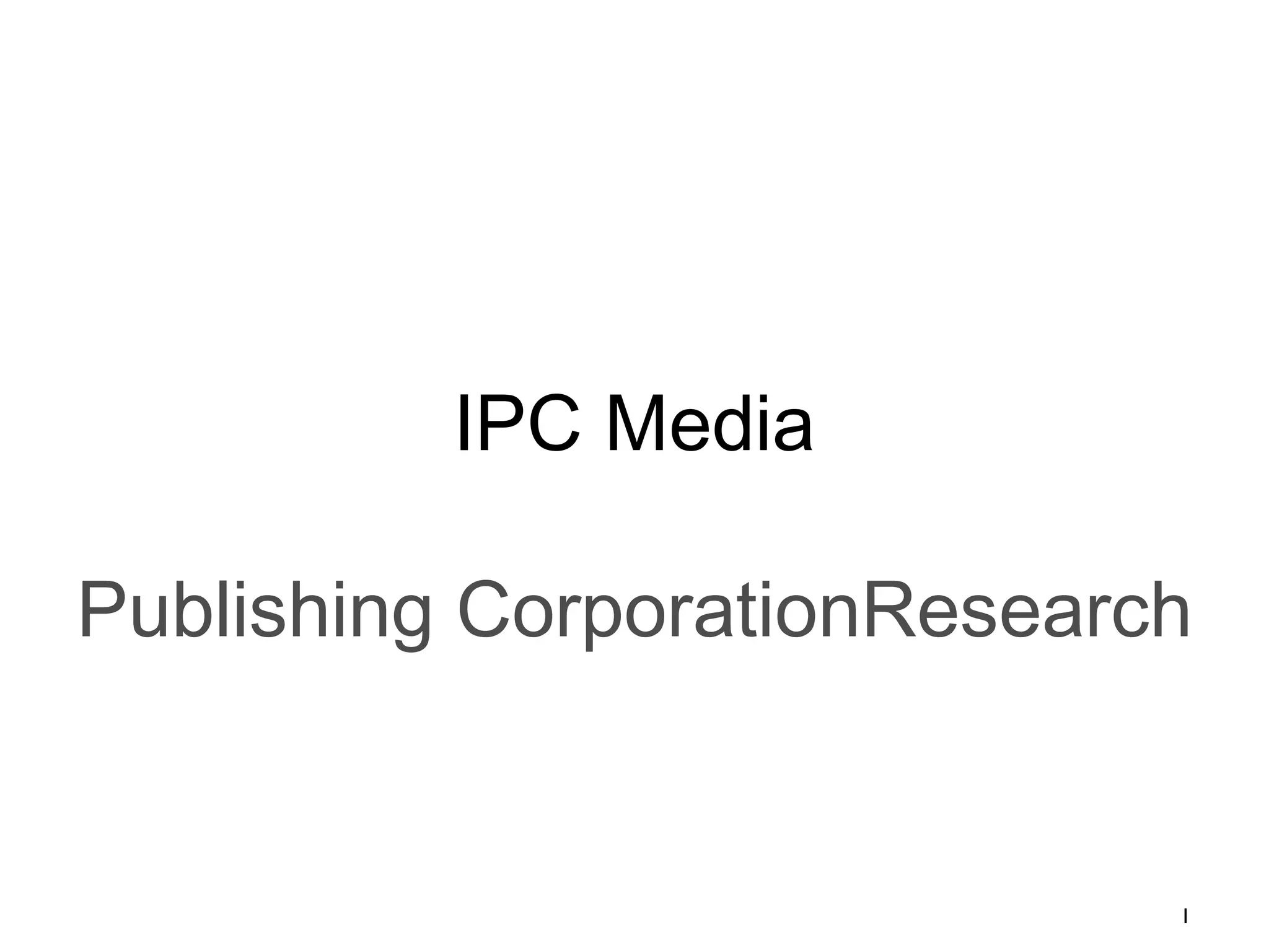 Ipc presentation final | PPT