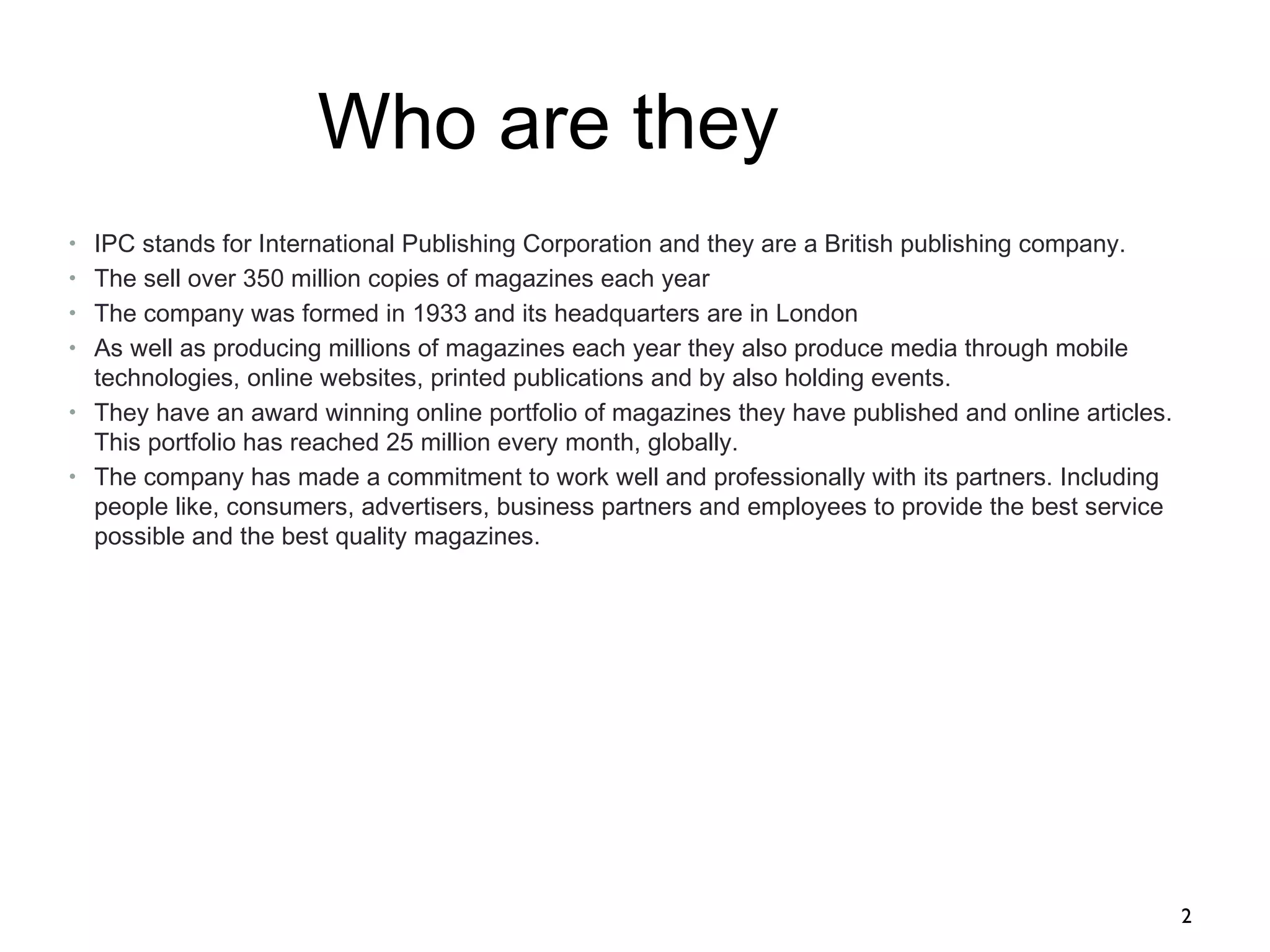 Ipc presentation final | PPT