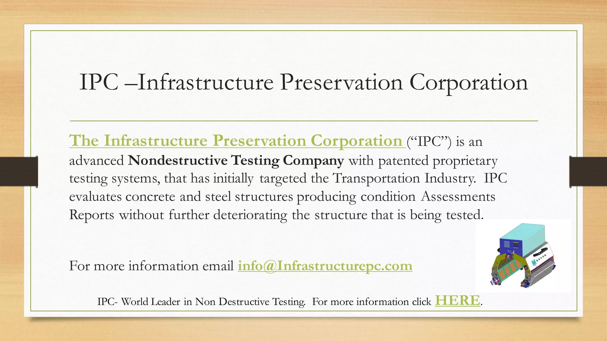 Ipc presentation non destructive testing | PDF