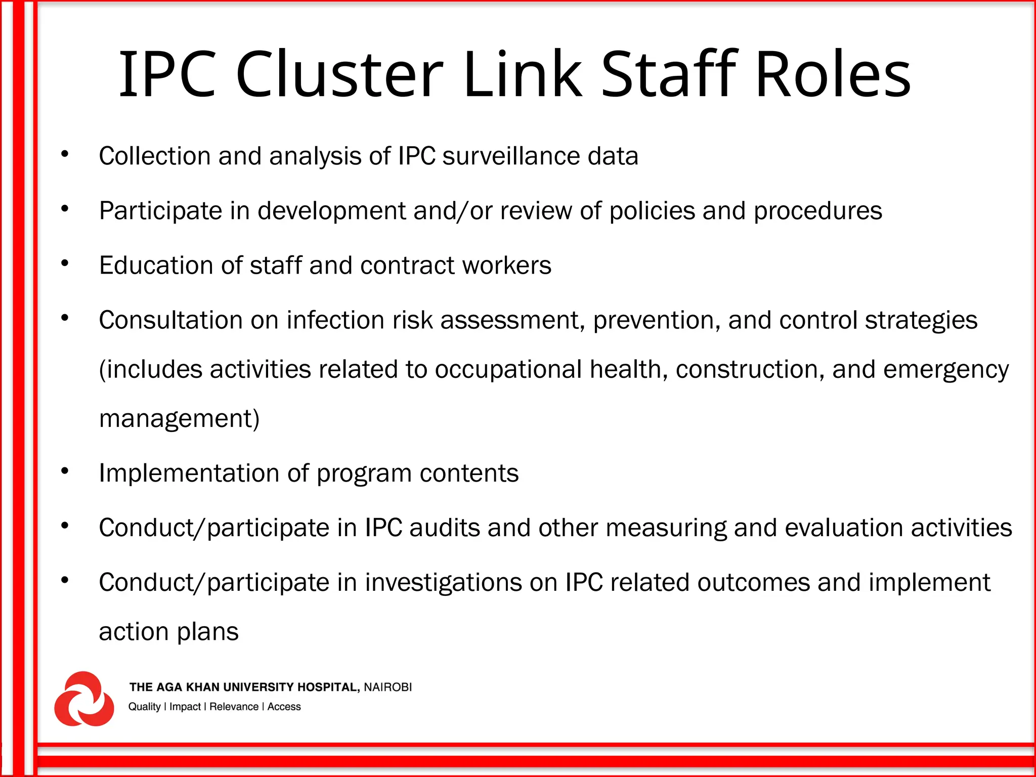 IPC program presentation, Structure and Functions | PPTX | Infectious ...
