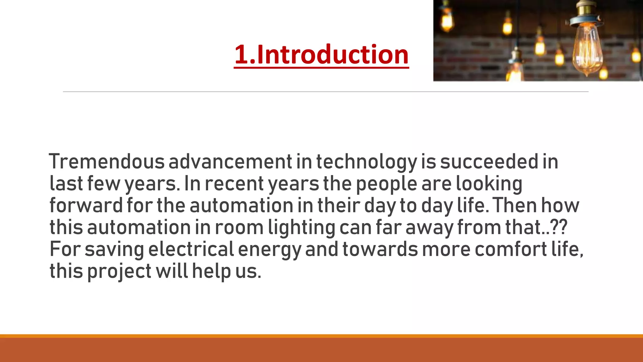 automatic room lightening system | PPTX