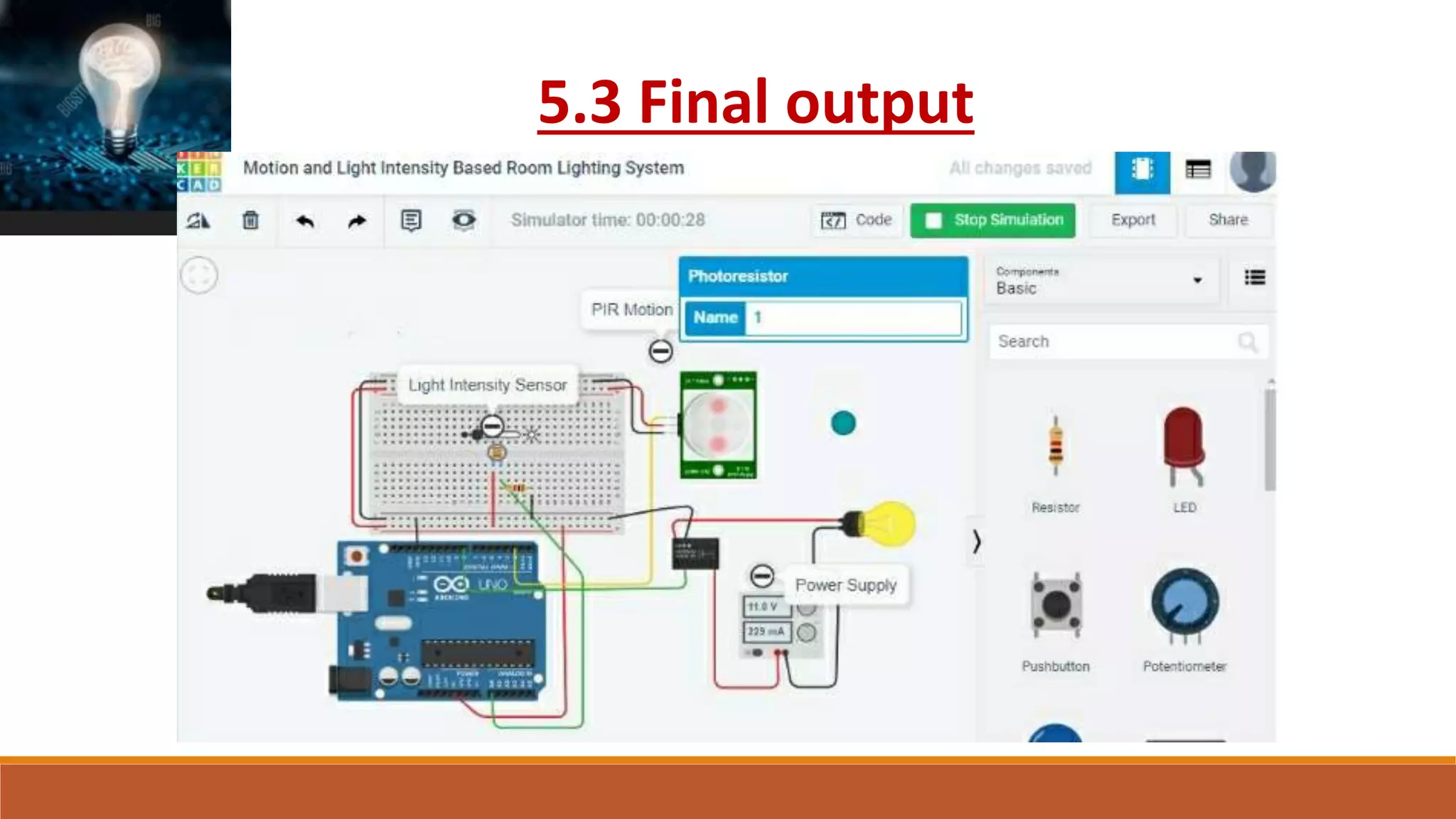 automatic room lightening system | PPTX