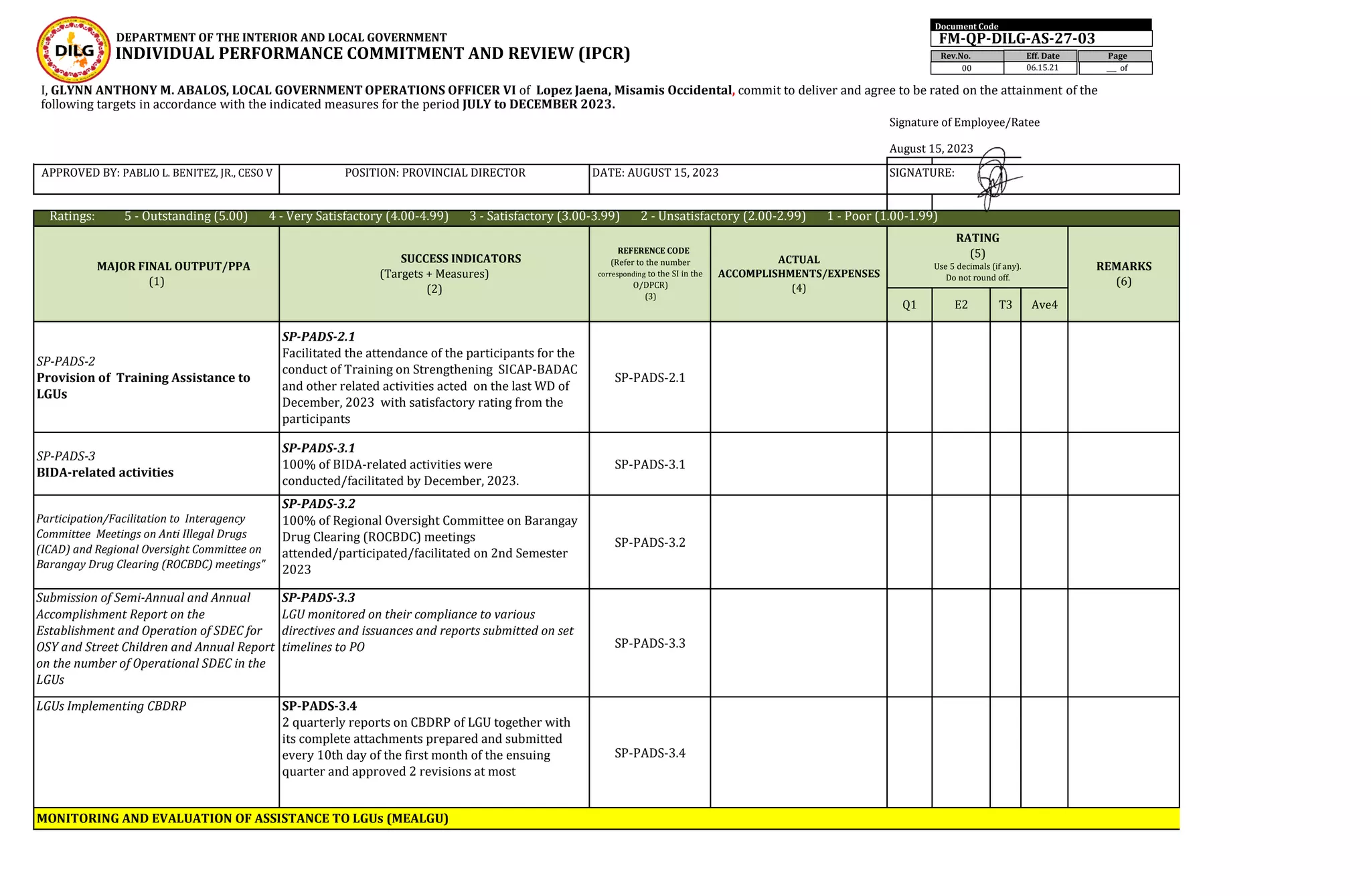 IPCR CMLGOOs 2ND SEM TARGET 2023.pdf