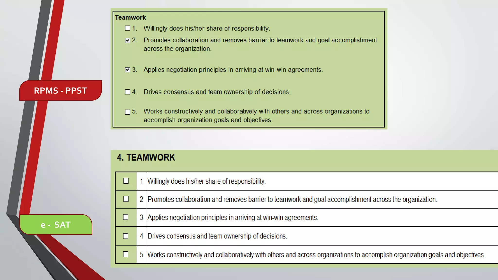IPCRF-eSAT-Training Passbook | PPTX