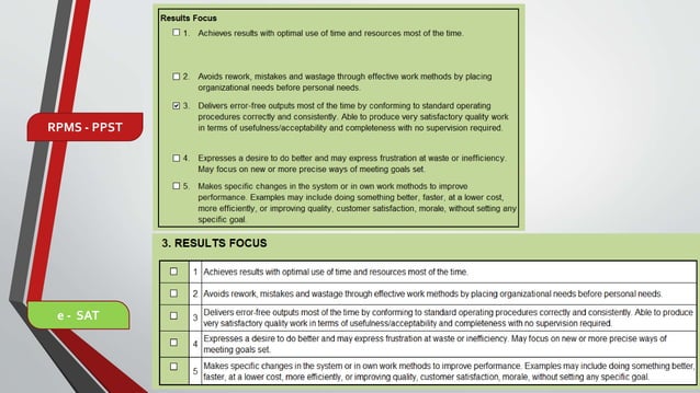 IPCRF-eSAT-Training Passbook | PPT