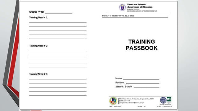 IPCRF-eSAT-Training Passbook | PPT