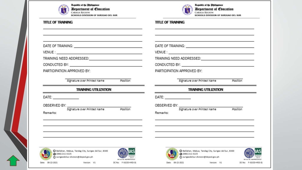 IPCRF-eSAT-Training Passbook