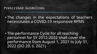 IPCRF 2021-2022 PPST-RPMS Cycle for Teachers.pptx