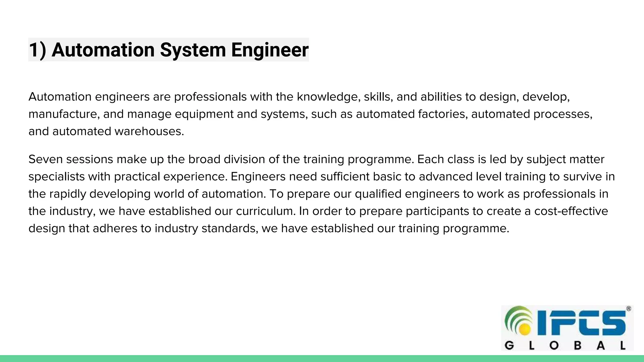 IPCS Automation Training Courses in Chennai | PPT