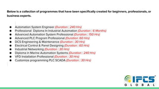 IPCS Automation Training Courses in Chennai | PPT