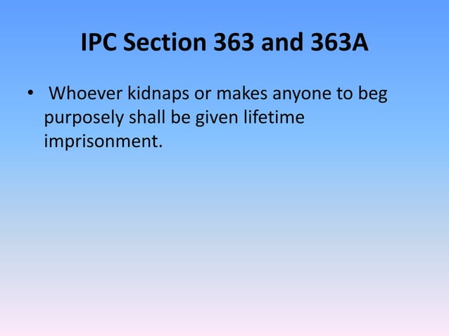 IPC sections | Indian Sarais Act 1887 | PPT