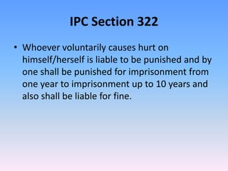 IPC sections | Indian Sarais Act 1887 | PPT