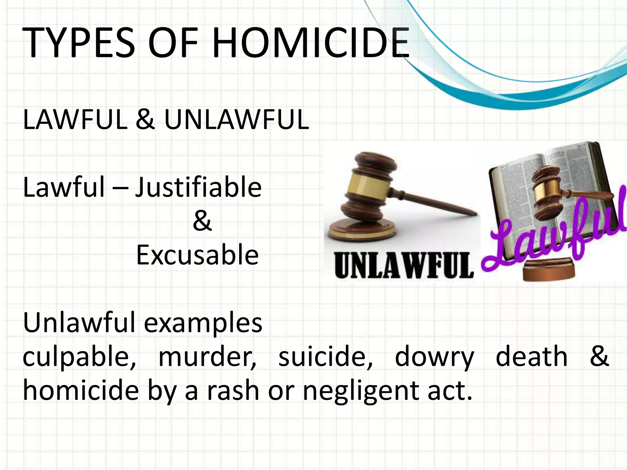 Law Relating to Culpable Homicide & Murder in India. | PPTX