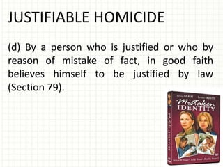 Law Relating to Culpable Homicide & Murder in India. | PPTX