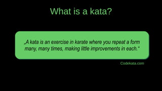Introduction to architecture katas | PPT