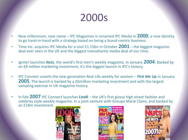 Ipc timeline | PPTX | Music | Entertainment